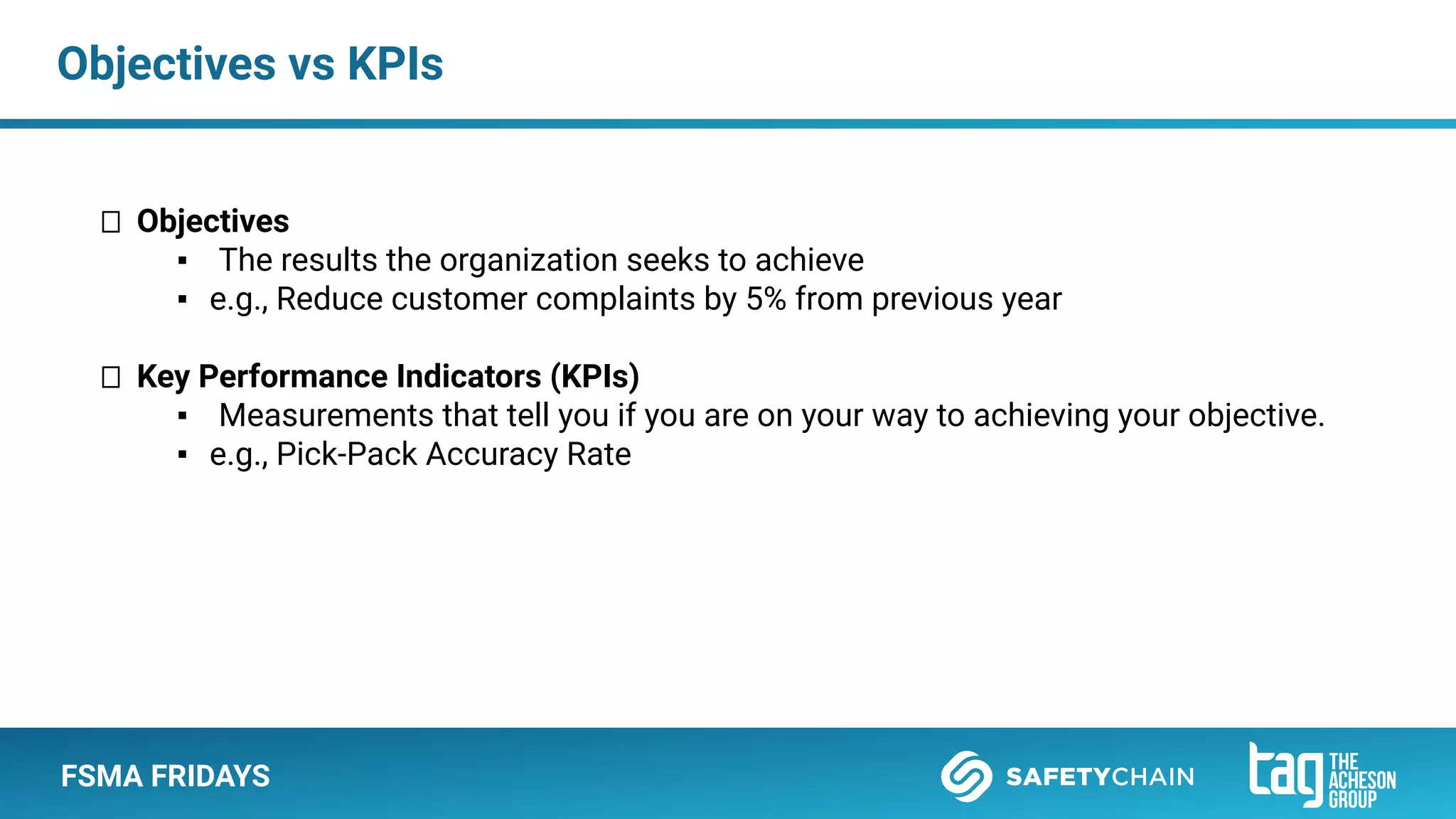 Food Safety KPIs - Are They Driving the Right Behaviors? | PDF