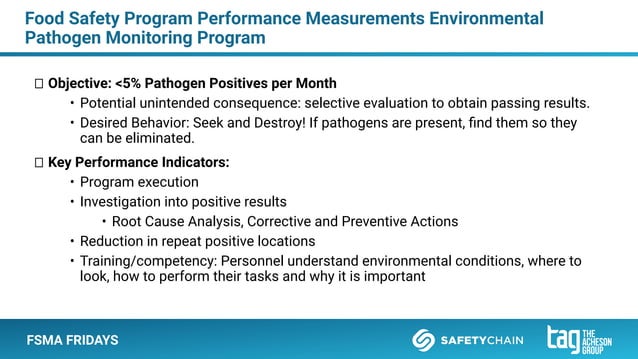 Food Safety KPIs - Are They Driving the Right Behaviors? | PDF