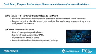 Food Safety KPIs - Are They Driving the Right Behaviors? | PDF
