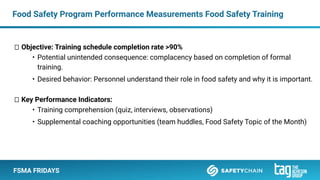 Food Safety KPIs - Are They Driving the Right Behaviors? | PDF