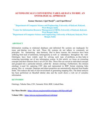 December 2022: Top 10 Read Articles in Web & Semantic Technology | PDF