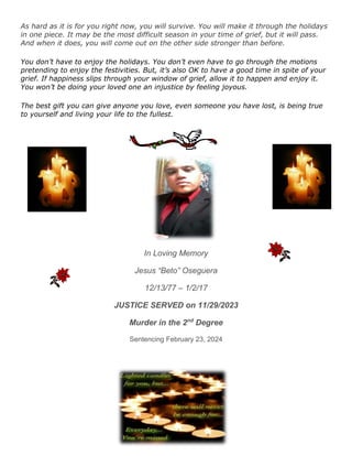 Families & Friends of Murder Victims, INC (FFMV) | PDF