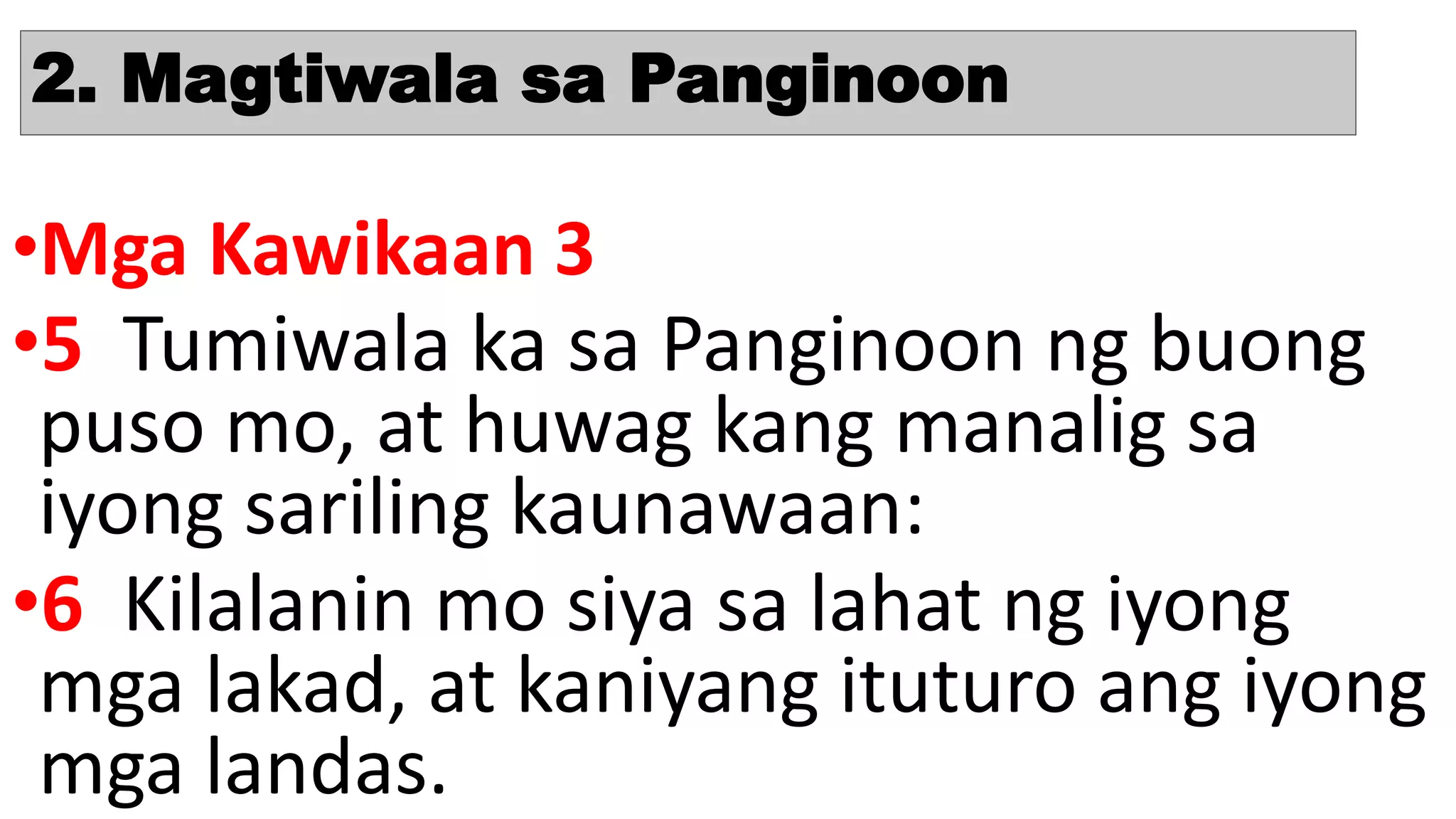 Magtumibay, maging mapagpasalamat | PPTX
