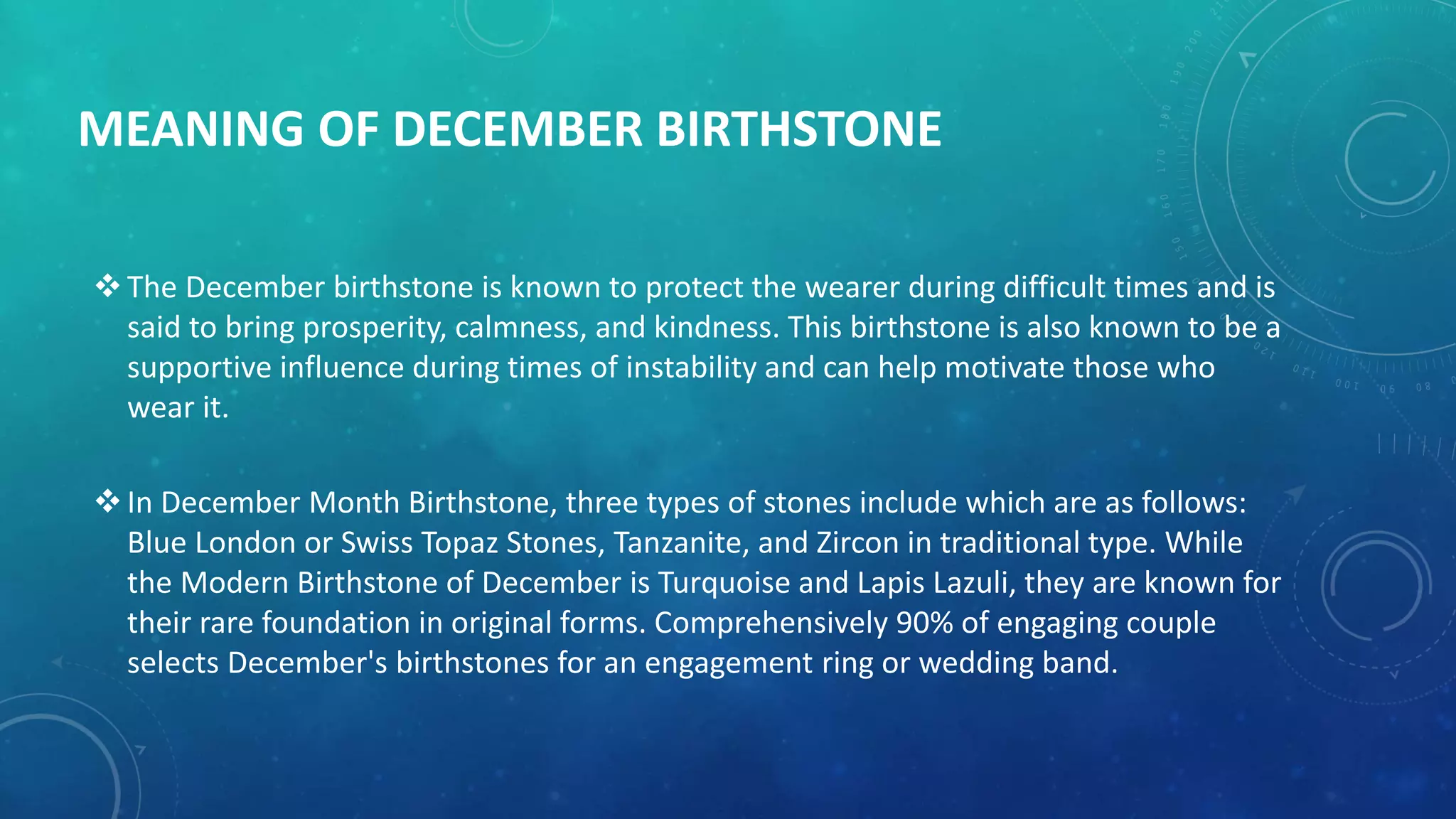 December Birthstones .pptx