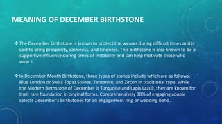 December Birthstones .pptx