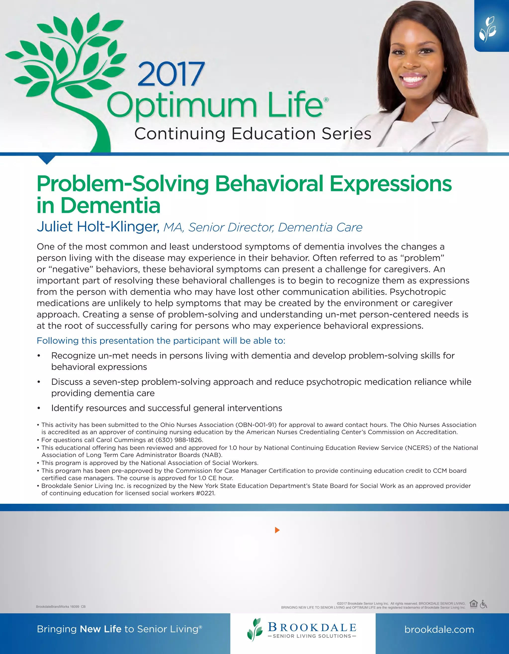 December ce flyer (problem solving behavioral expressions | PDF