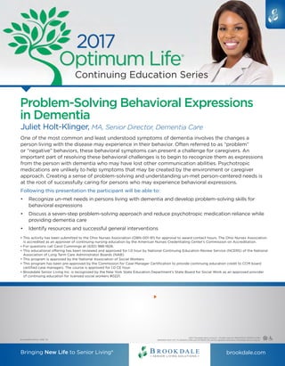 December ce flyer (problem solving behavioral expressions | PDF