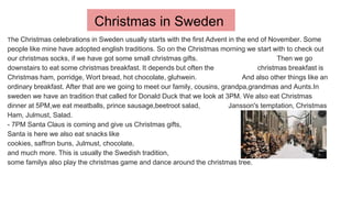 December in sweden | PPT