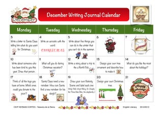 December journal activities | PDF