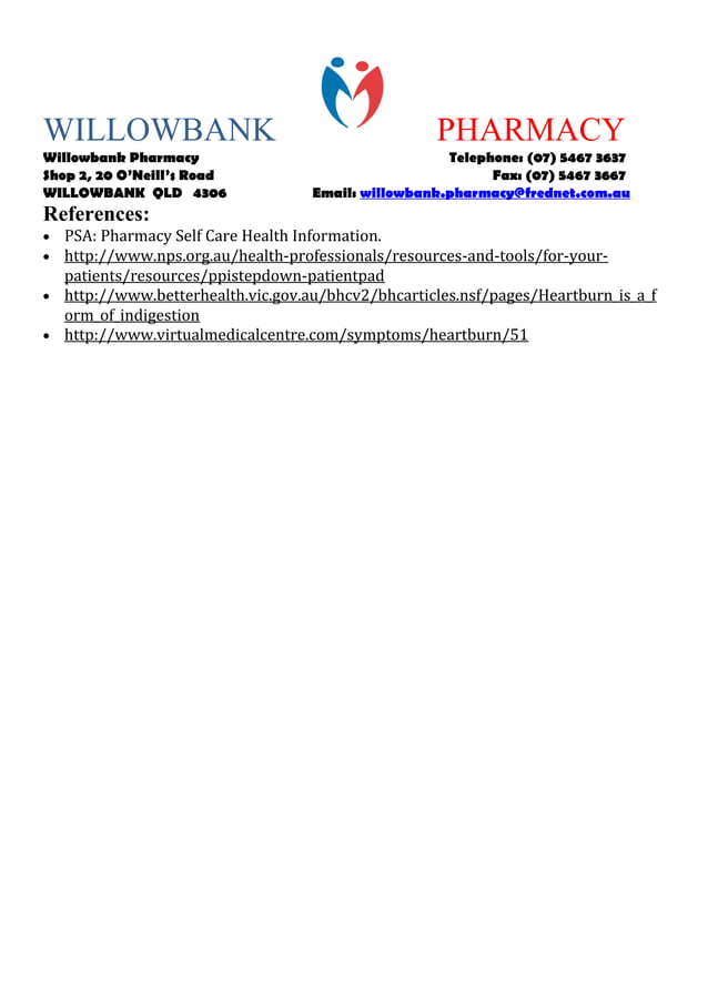 Willowbank Pharmacy's December Health Newsletter | PDF