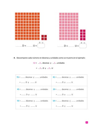 Decenas y unidades | DOCX