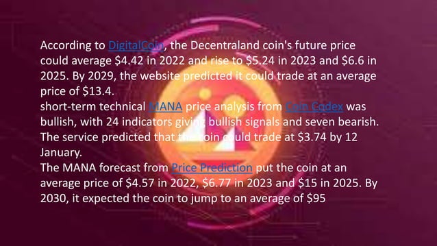 Decentraland Crypto | PPT