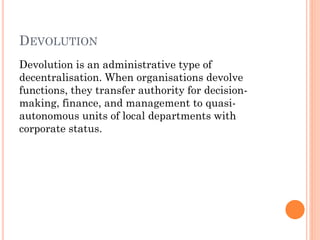 Decentralisation | PPTX