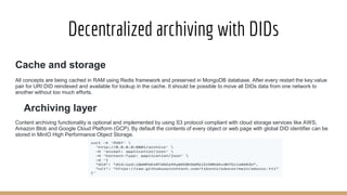 Decentralisation and knowledge graphs | PPT