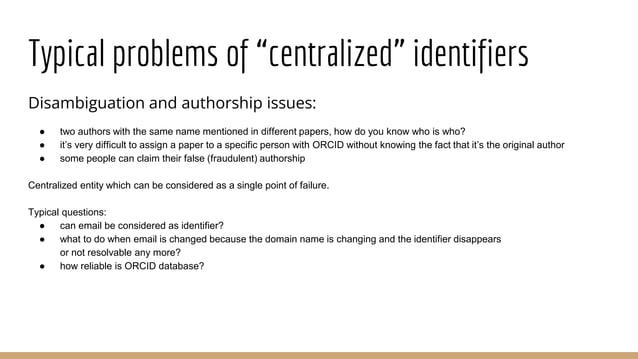 Decentralisation and knowledge graphs | PPTX