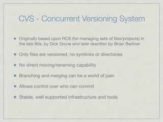 De-centralised Version Control with Bazaar | PDF | Operating Systems | Computer Software and ...