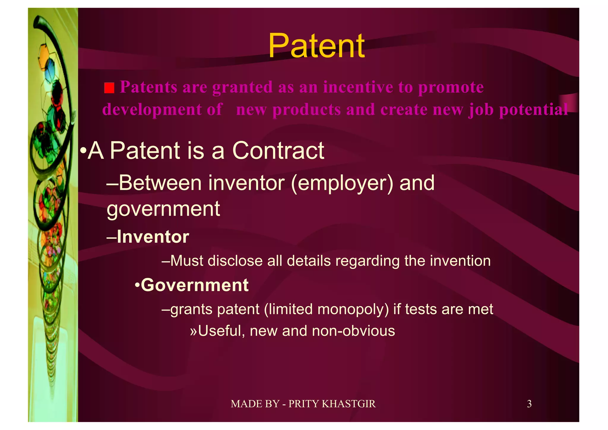 Knowledge is Property- All YOU need to know ABC of Patent Searching | PDF