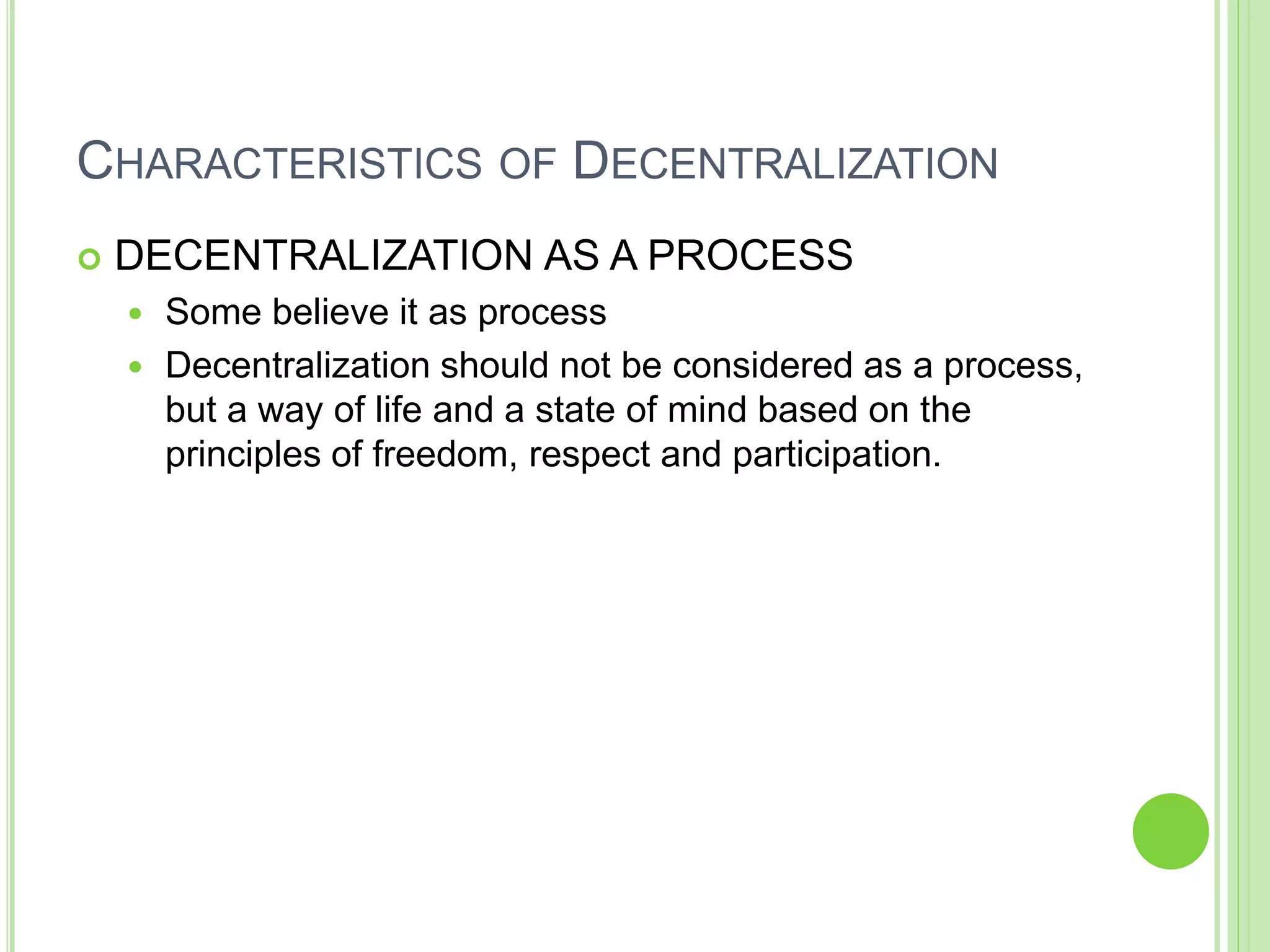 Decentralization | PPTX