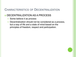Decentralization | PPTX