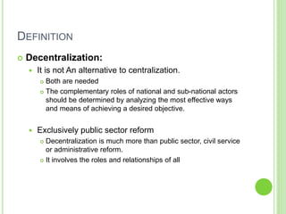 Decentralization | PPTX