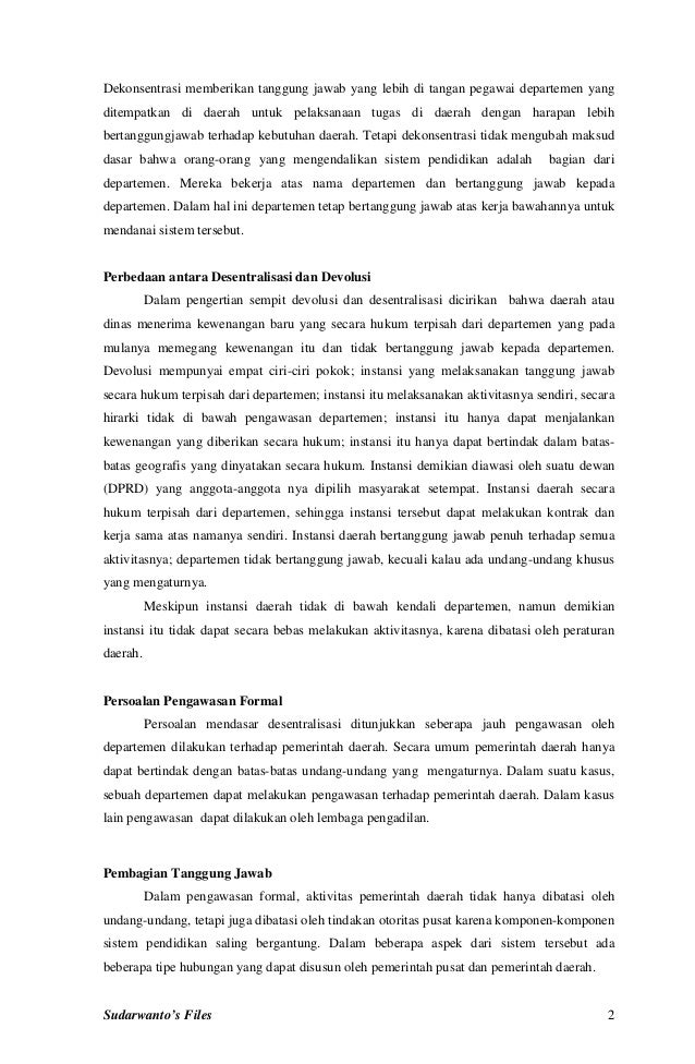 Decentralization Of Education