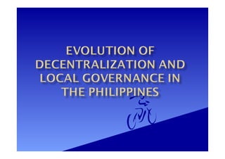 Decentralization and Local Autonomy | PDF | Civic affairs | Politics