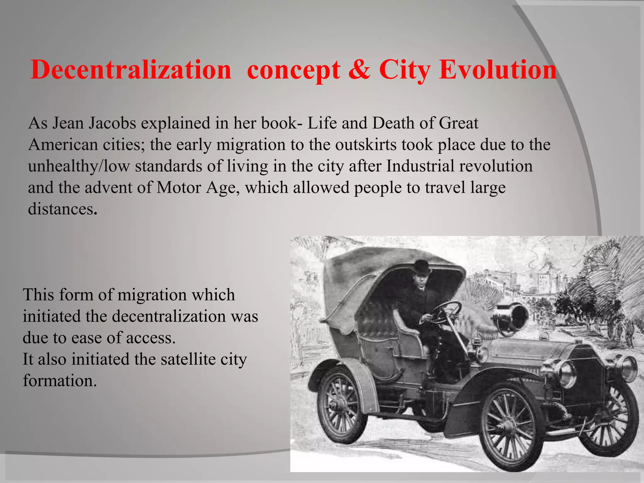 Decentralization concept & city evolution | PPT