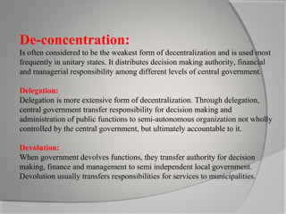 Decentralization concept & city evolution | PPT | Developmental Sites ...