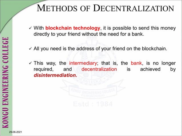Decentralization in blockchain | PDF | Computer Software and Applications | Computing
