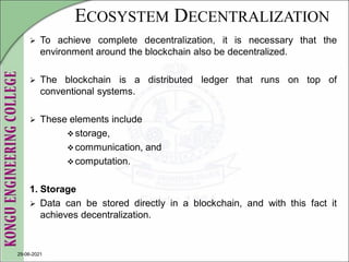 Decentralization in blockchain | PDF
