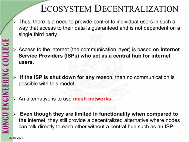 Decentralization in blockchain | PDF | Computer Software and Applications | Computing