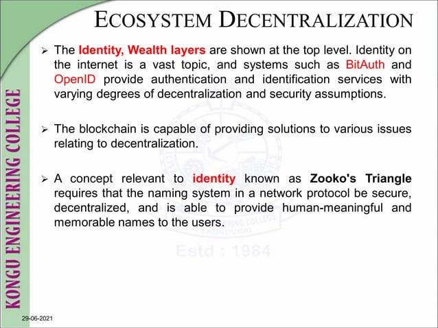 Decentralization in blockchain | PDF | Computer Software and Applications | Computing