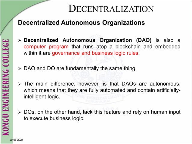 Decentralization in blockchain | PDF | Computer Software and Applications | Computing