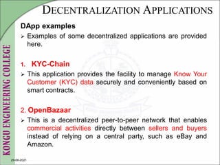 Decentralization in blockchain | PDF | Computer Software and Applications | Computing