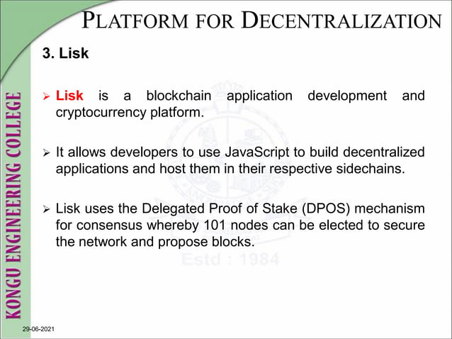 Decentralization in blockchain | PDF | Computer Software and Applications | Computing