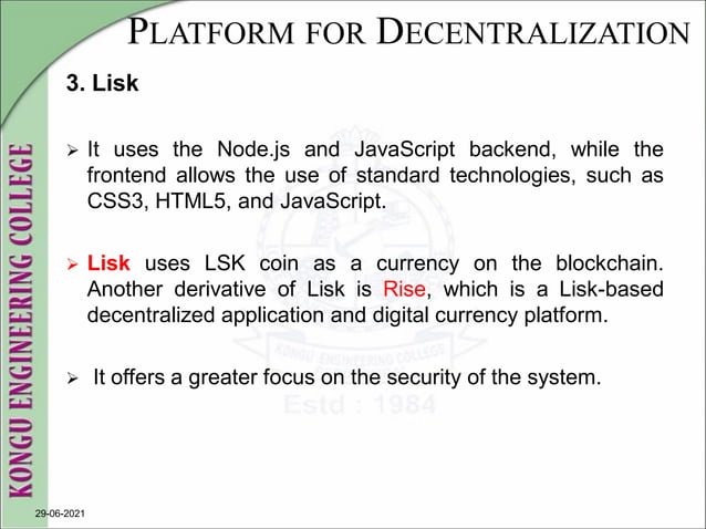 Decentralization in blockchain | PDF | Computer Software and Applications | Computing