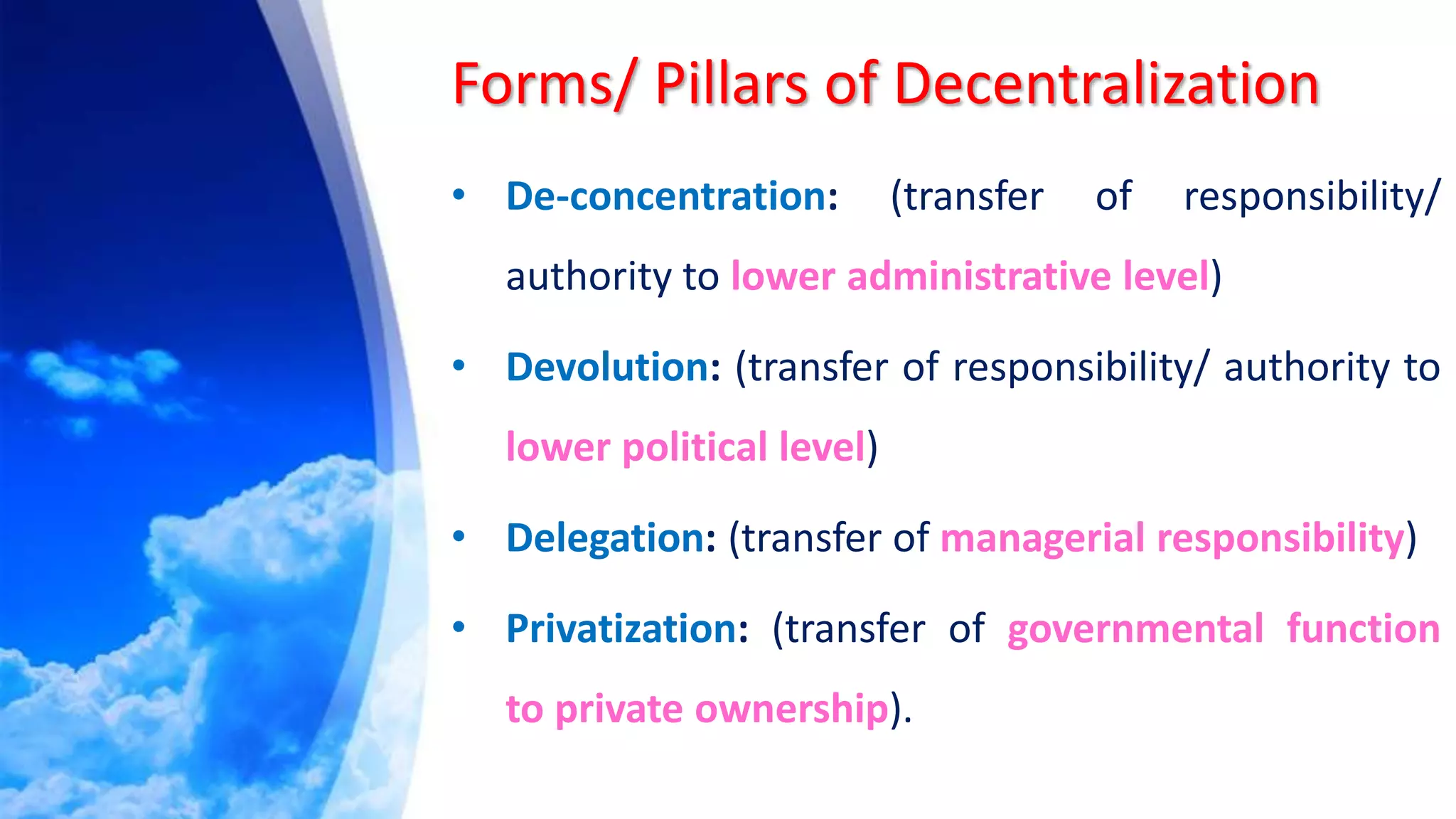 Decentralization in healthcare 2018 | PPTX