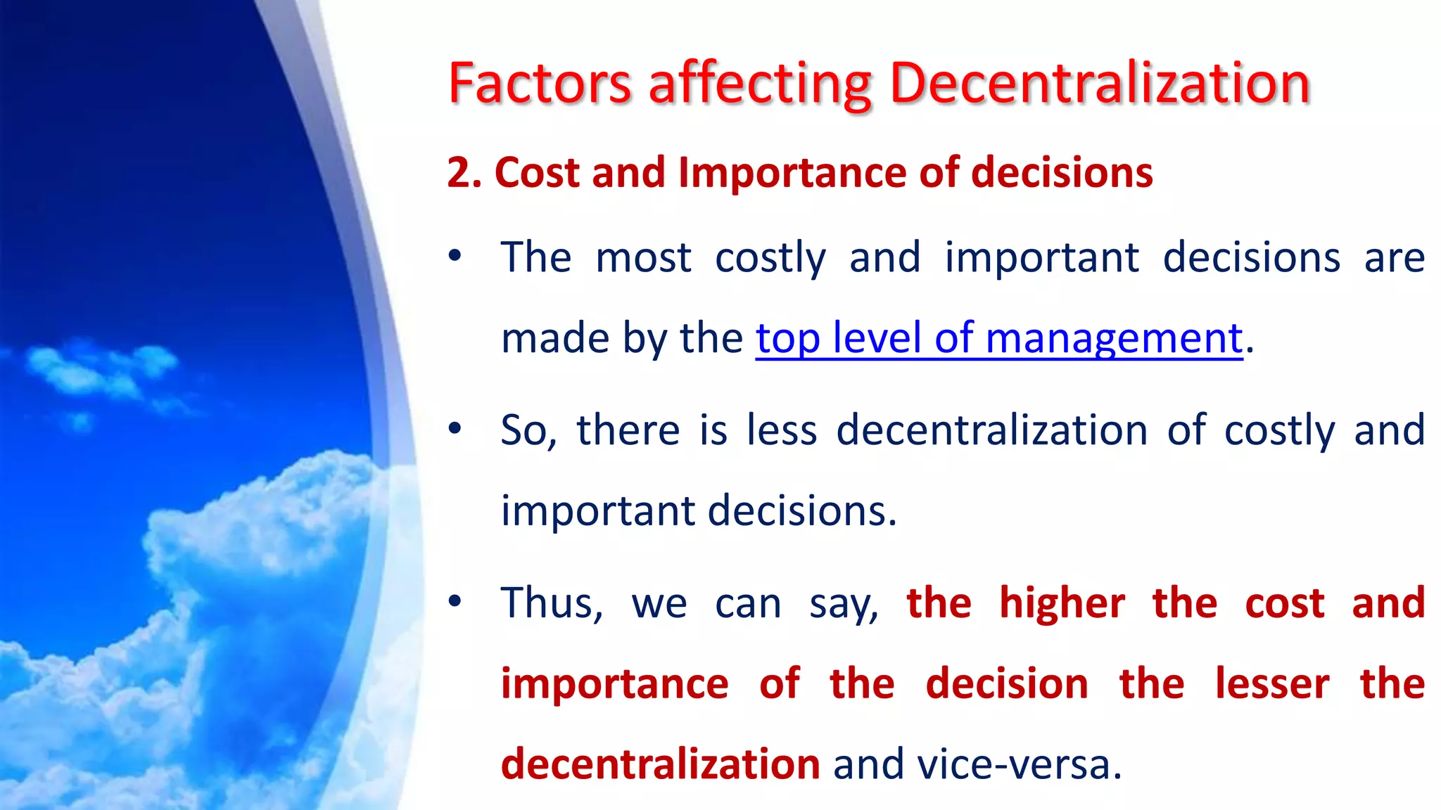 Decentralization in healthcare 2018 | PPTX
