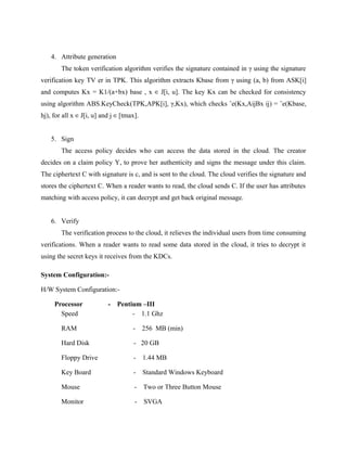 Decentralized access control with anonymous authentication of data stored in clouds | DOC