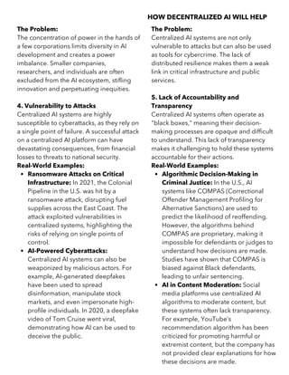 Decentralized AI - An Innovative approach to AI Challenges | PDF