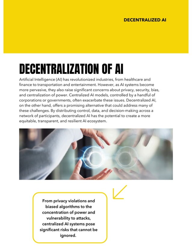 Decentralized AI - An Innovative approach to AI Challenges | PDF