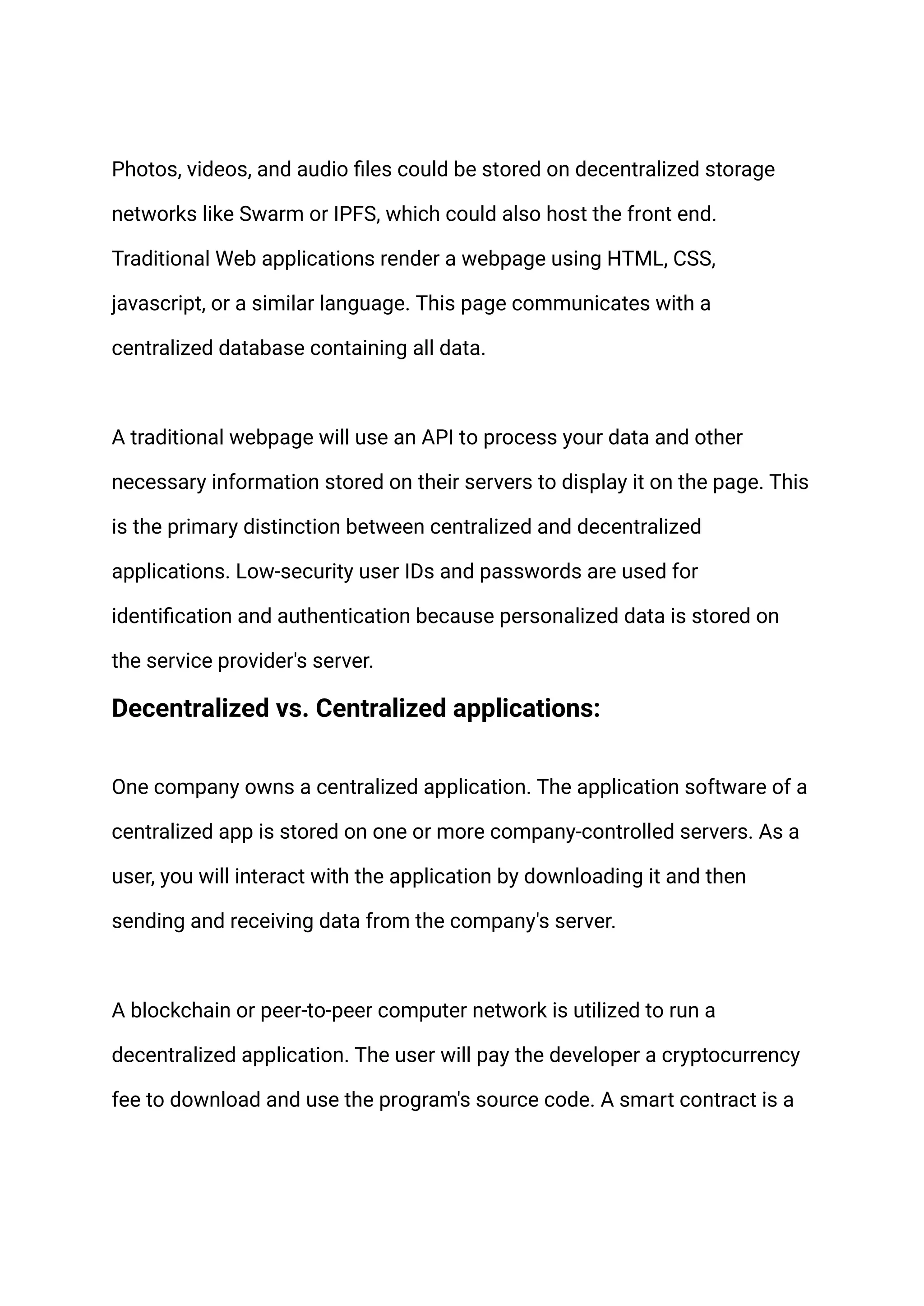 Decentralized Applications (dApps)_ Examples, Advantages, and Disadvantages. | PDF