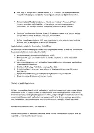 Decentralized Clinical Trials: The Future of Remote clinical Research ...