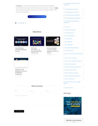 Decentralized cryptocurrency exchange (dex) platform | PDF