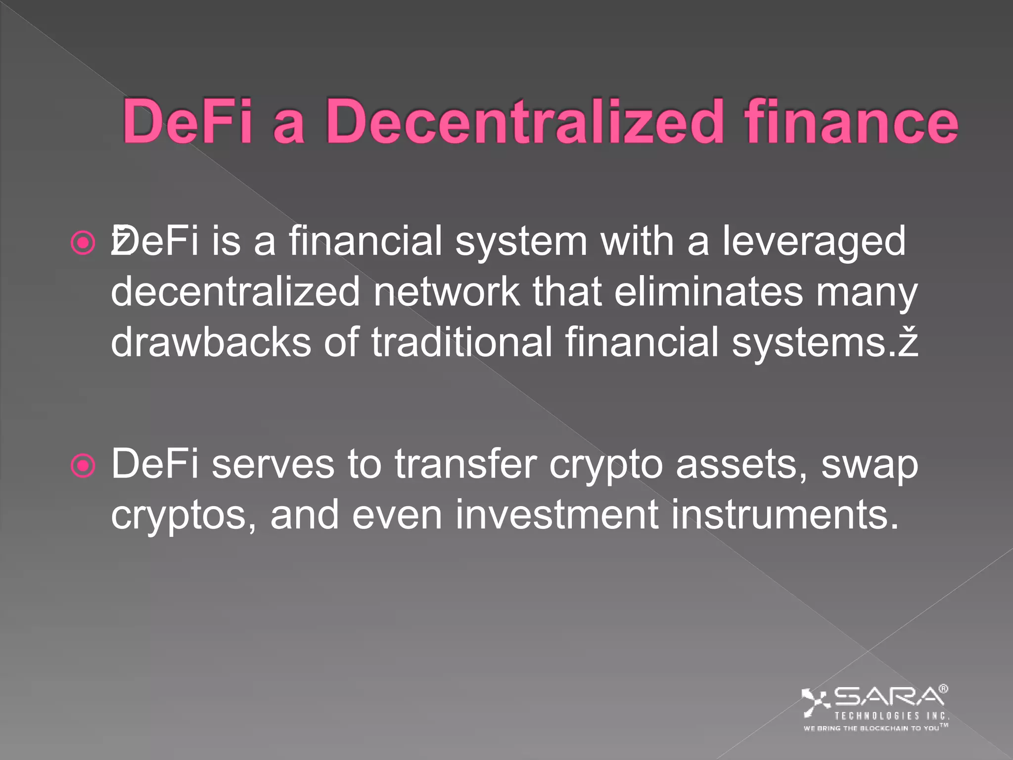 DeFi Development Services | PPT