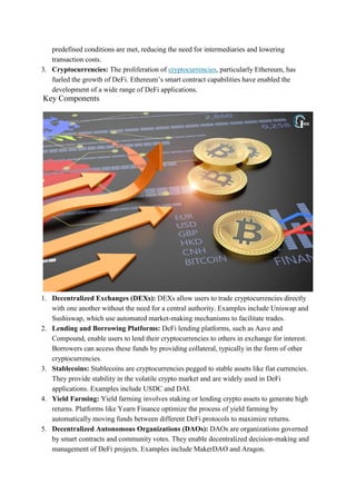 What is Decentralized Finance? | Benefits, Challenges & Impacts | Insider Market Research | PDF