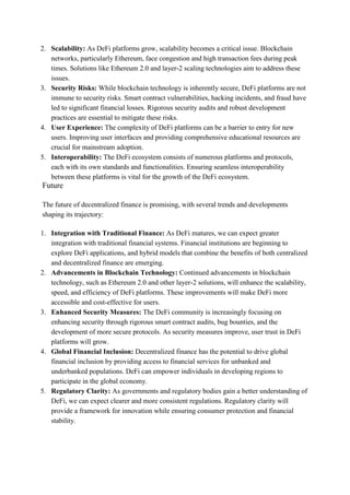 What is Decentralized Finance? | Benefits, Challenges & Impacts | Insider Market Research | PDF