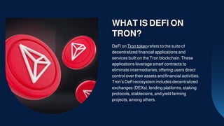 Decentralized Finance (DeFi) on Tron.pdf