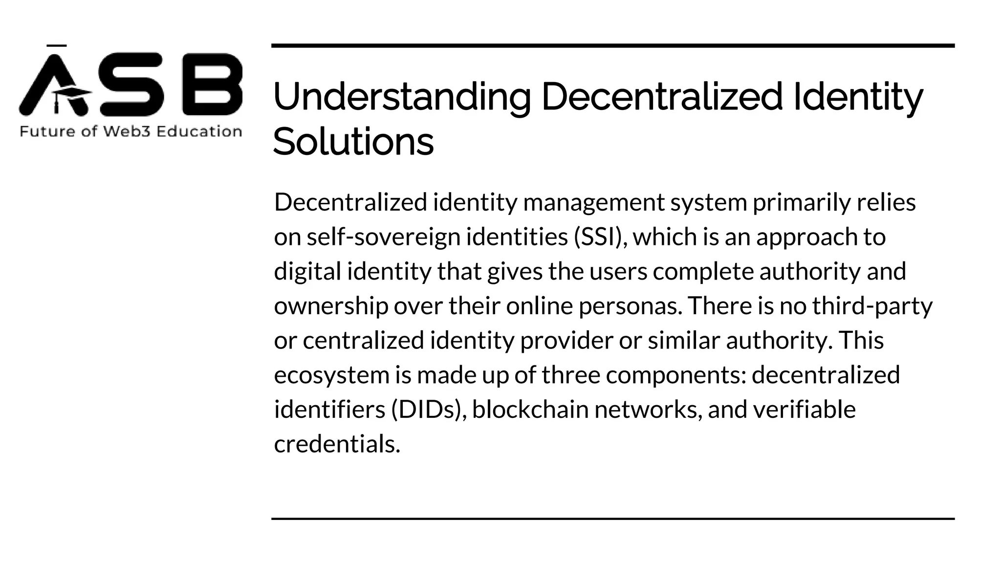 Decentralized Identity Solutions: Exploring Top Use Cases and Applications | PPTX