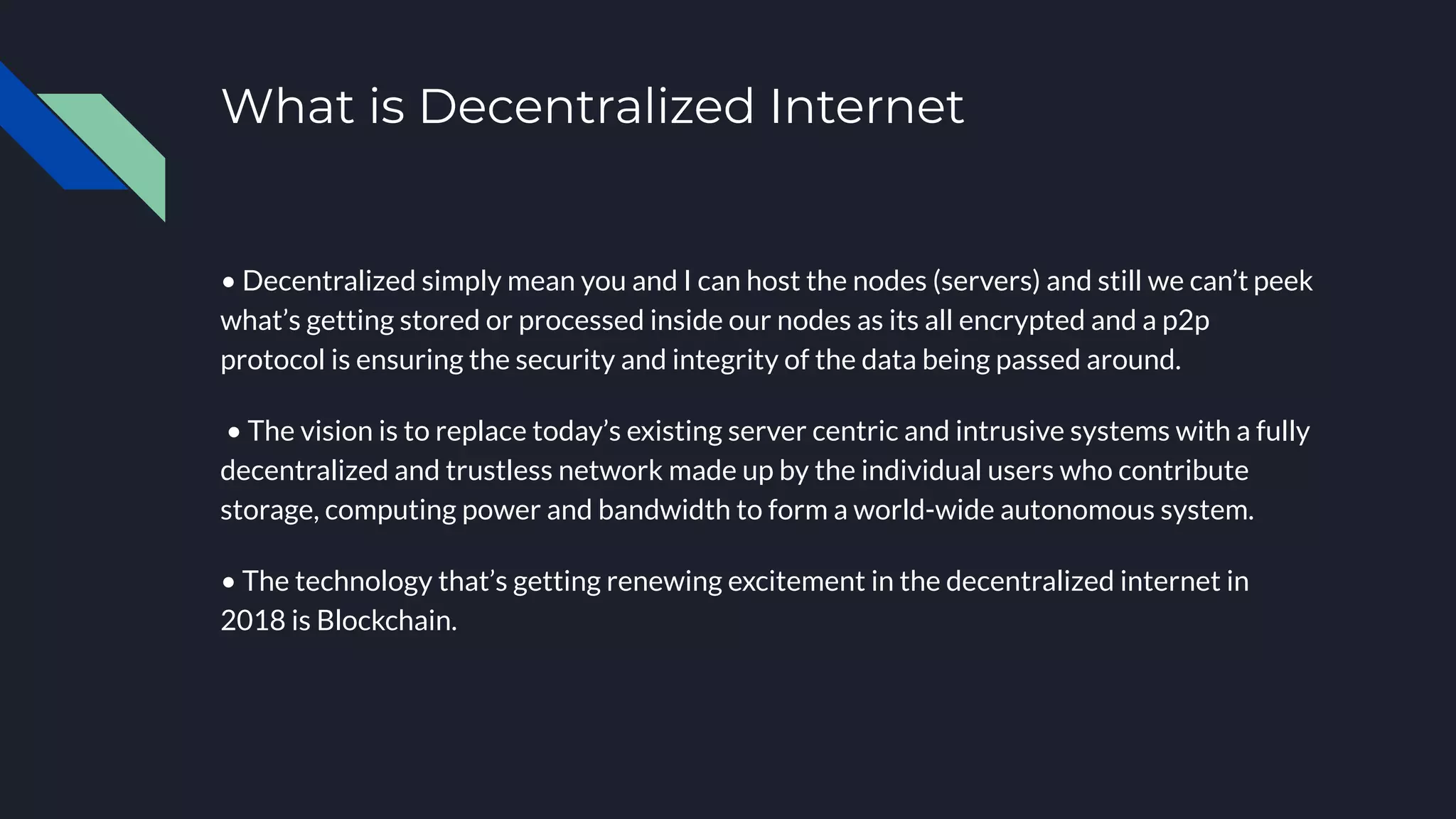 Decentralized internet | PDF